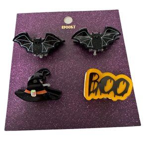 Accessories | Spooky Halloween Hair Clips Bats Witch Hat Boo Vampire ...
